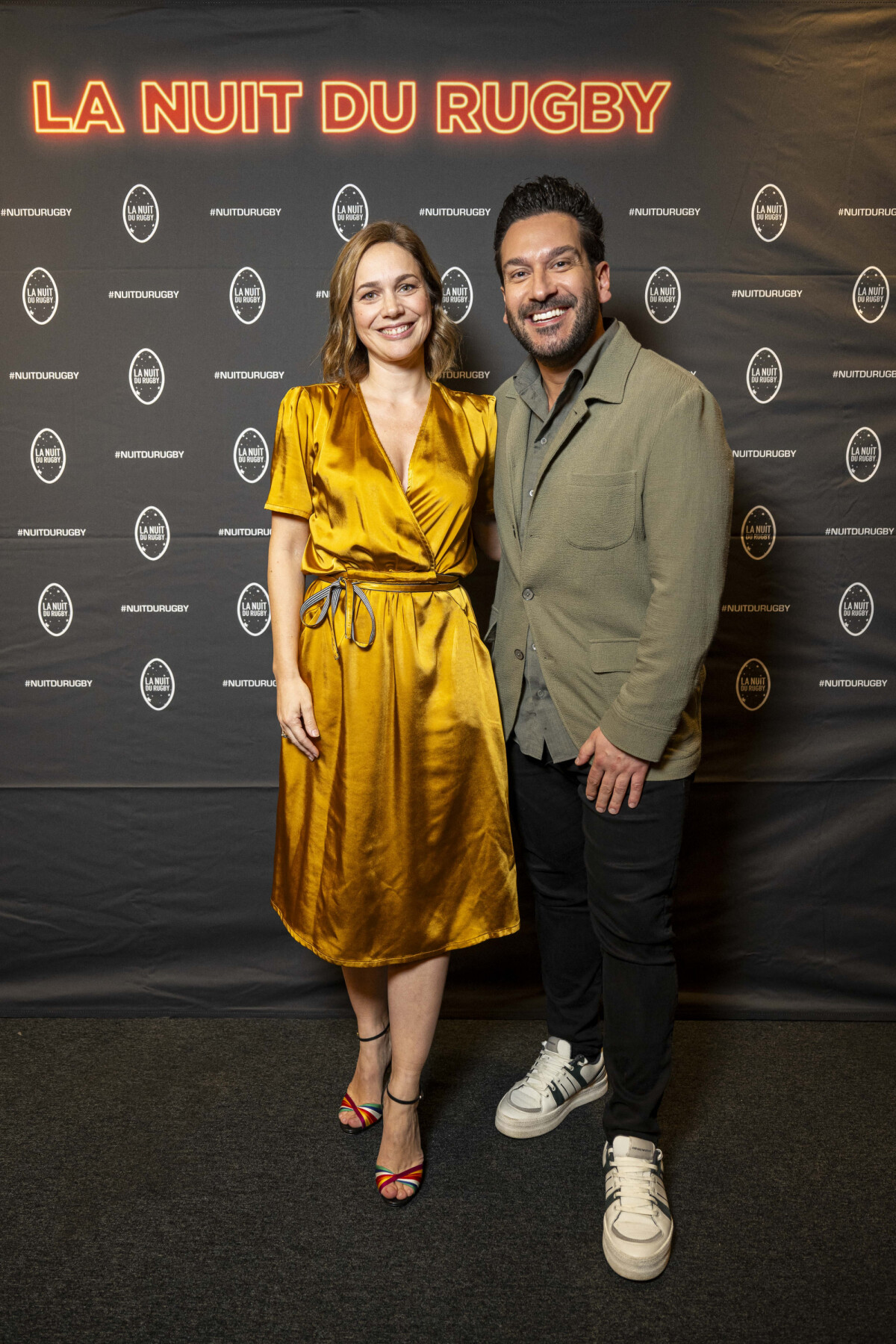 Photo : Nathalie Péchalat et Denny Imbroisi - Soirée de la 19ème ...