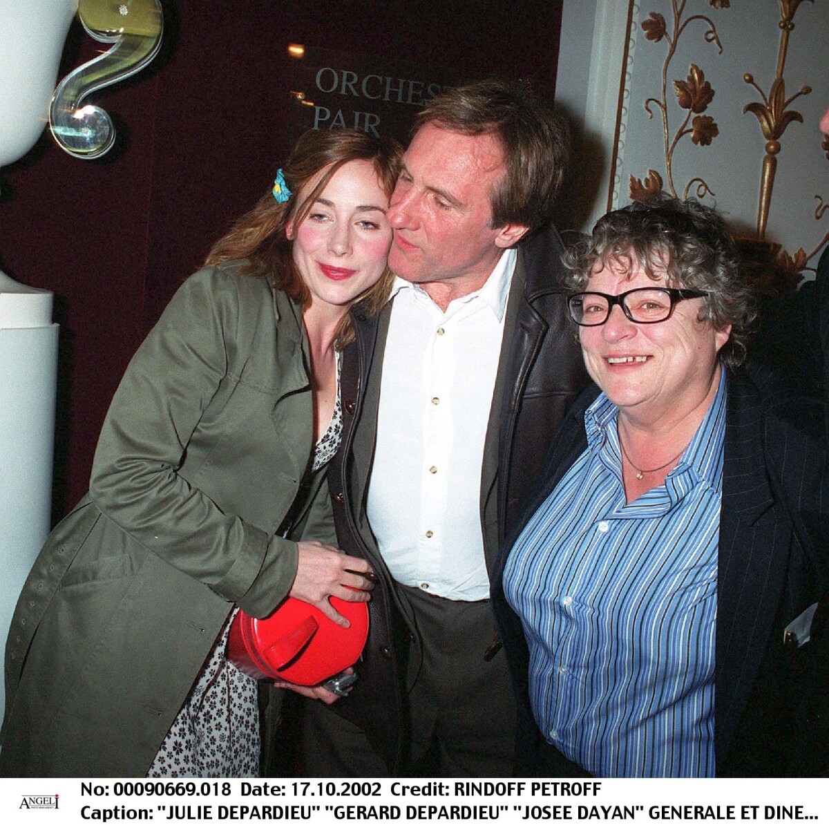 Photo : Julie Depardieu Josée Dayan, Gérard Depardieu - Générale et ...