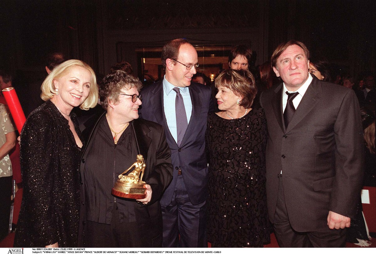 Photo : Virna Lisi, Josée Dayan, Albert de Monaco, Jeanne Moreau ...