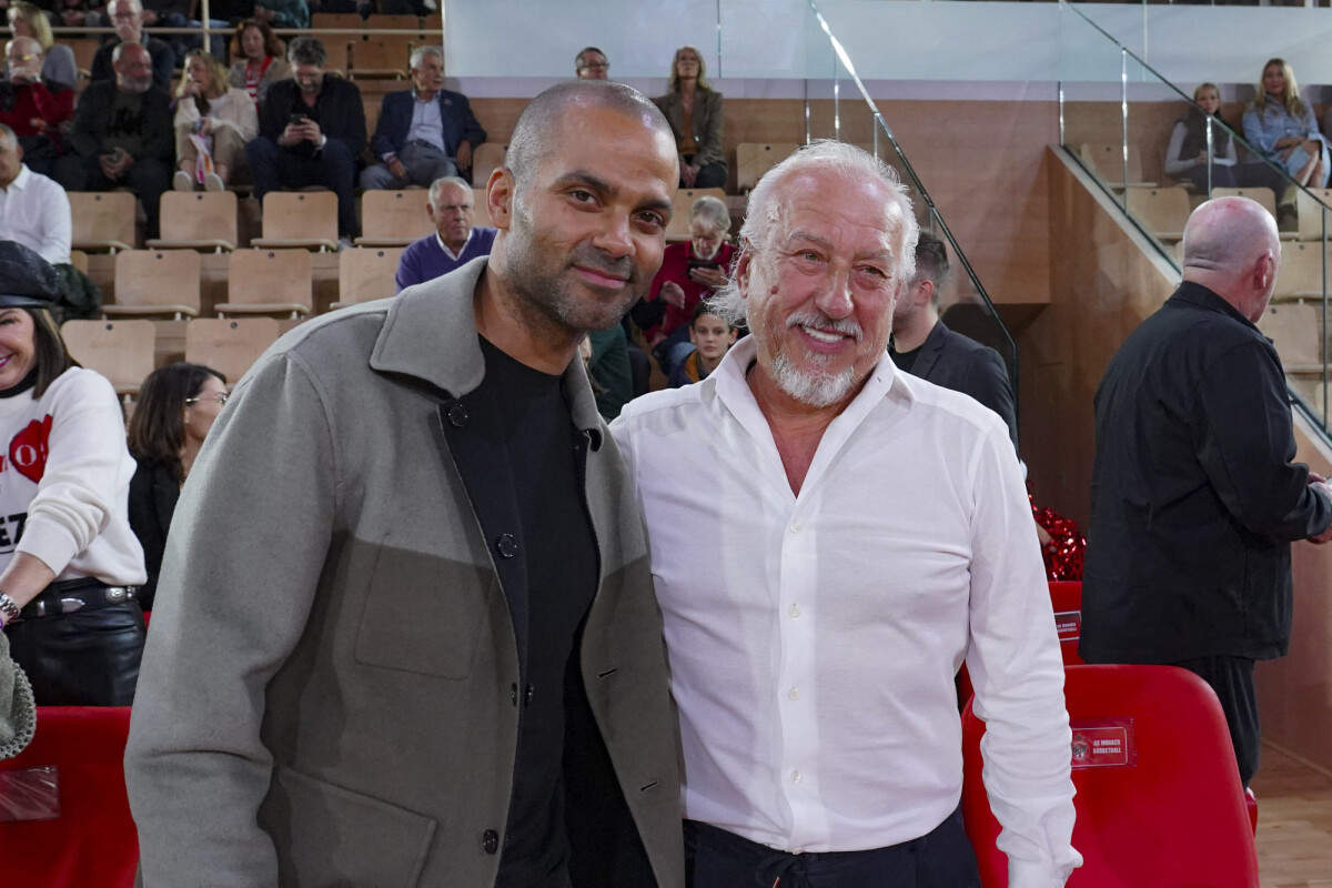 Photo : Tony Parker (Président de l’ASVEL) - Aleksej Fedoricsev ...
