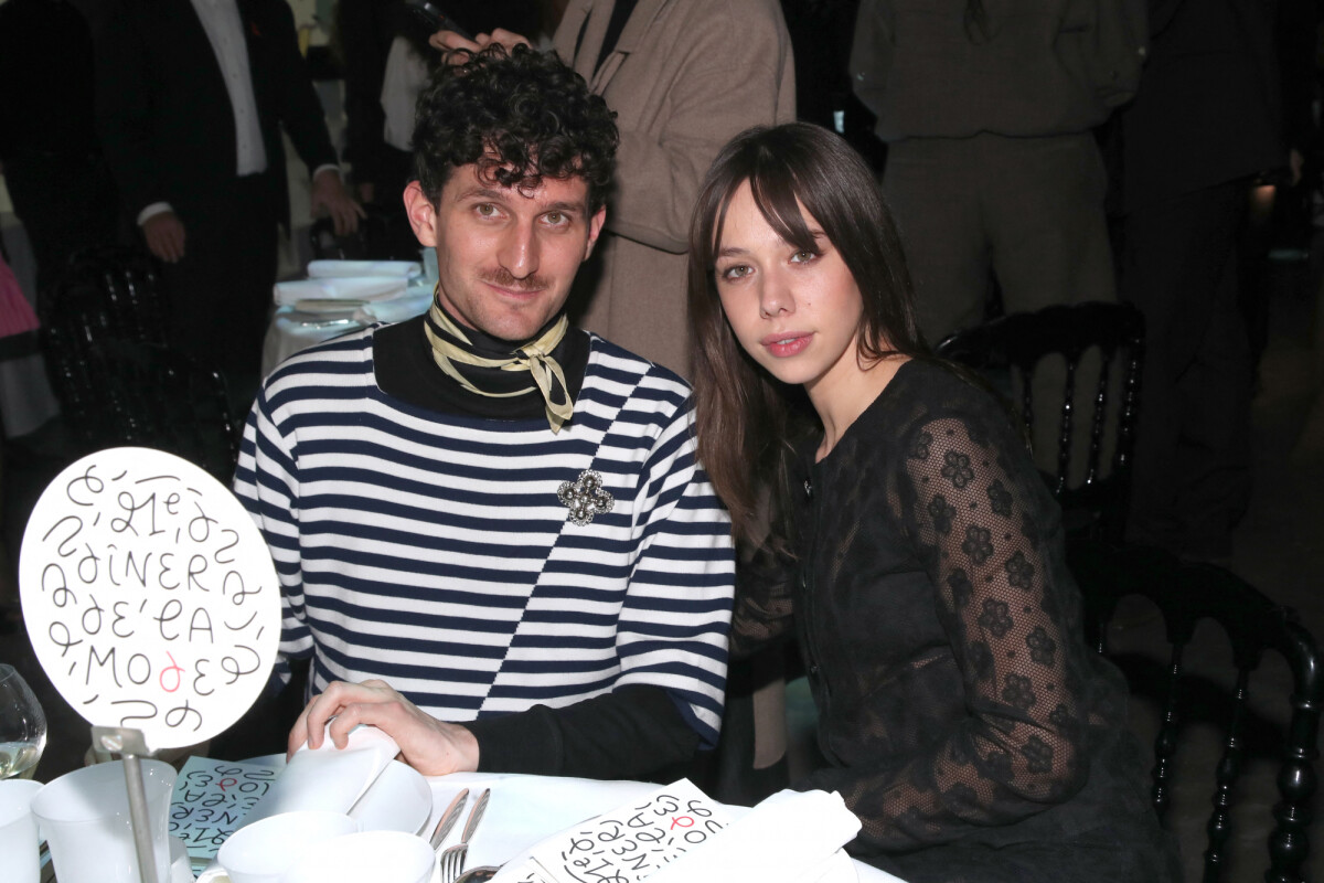 Photo : Clément Géray et Kim Higelin - Dîner de la Mode au bénéfice du ...