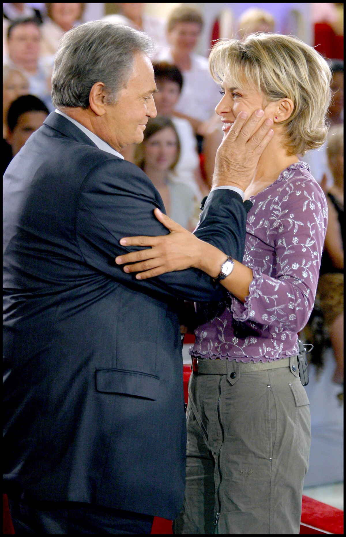 Photo : Archives - ROGER HANIN et CORINNE TOUZET sur le plateau de la ...