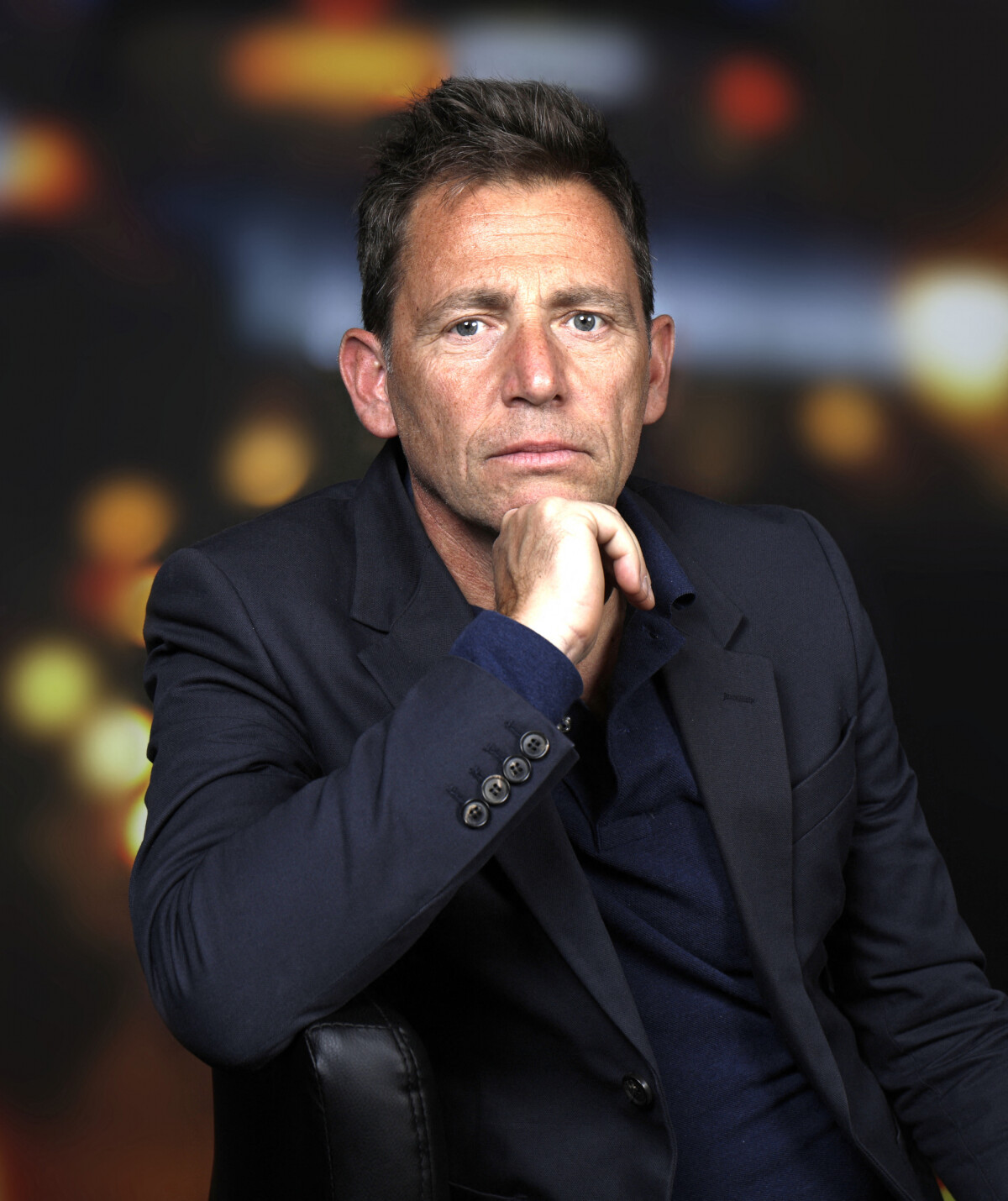 Photo : Portrait de Daniel Riolo, lors de l'enregistrement de l ...