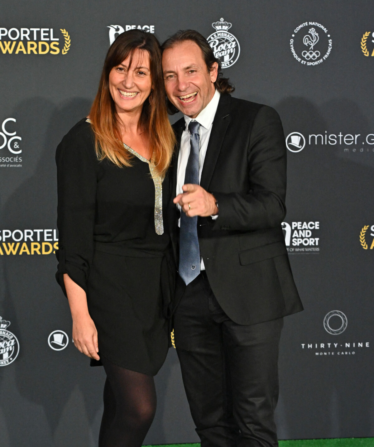 Photo : Philippe Candeloro et sa femme Olivia durant la soirée de la ...