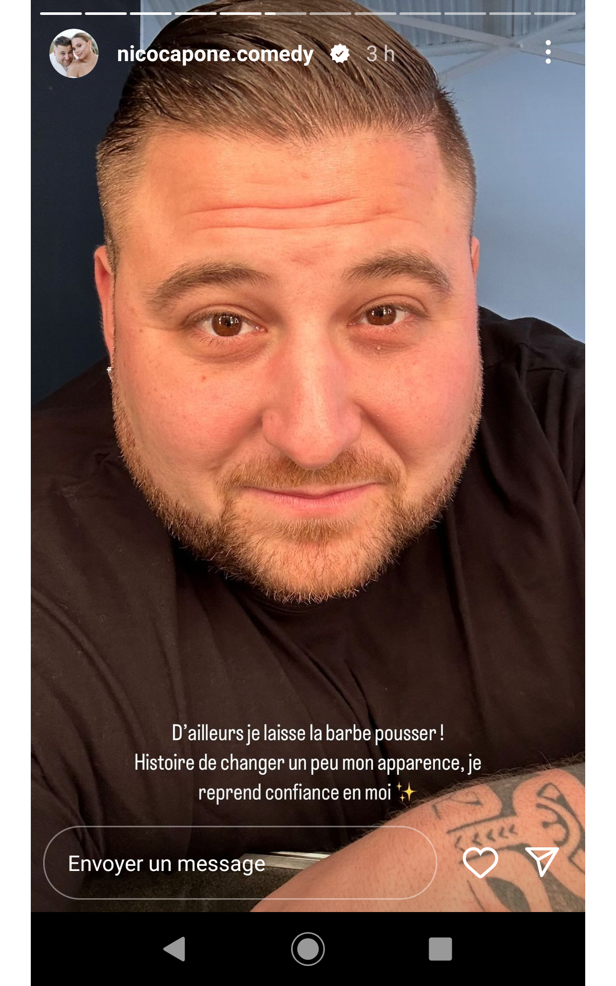Photo : Nico Capone annonce sur Instagram qu'il laisse pousser la barbe ...