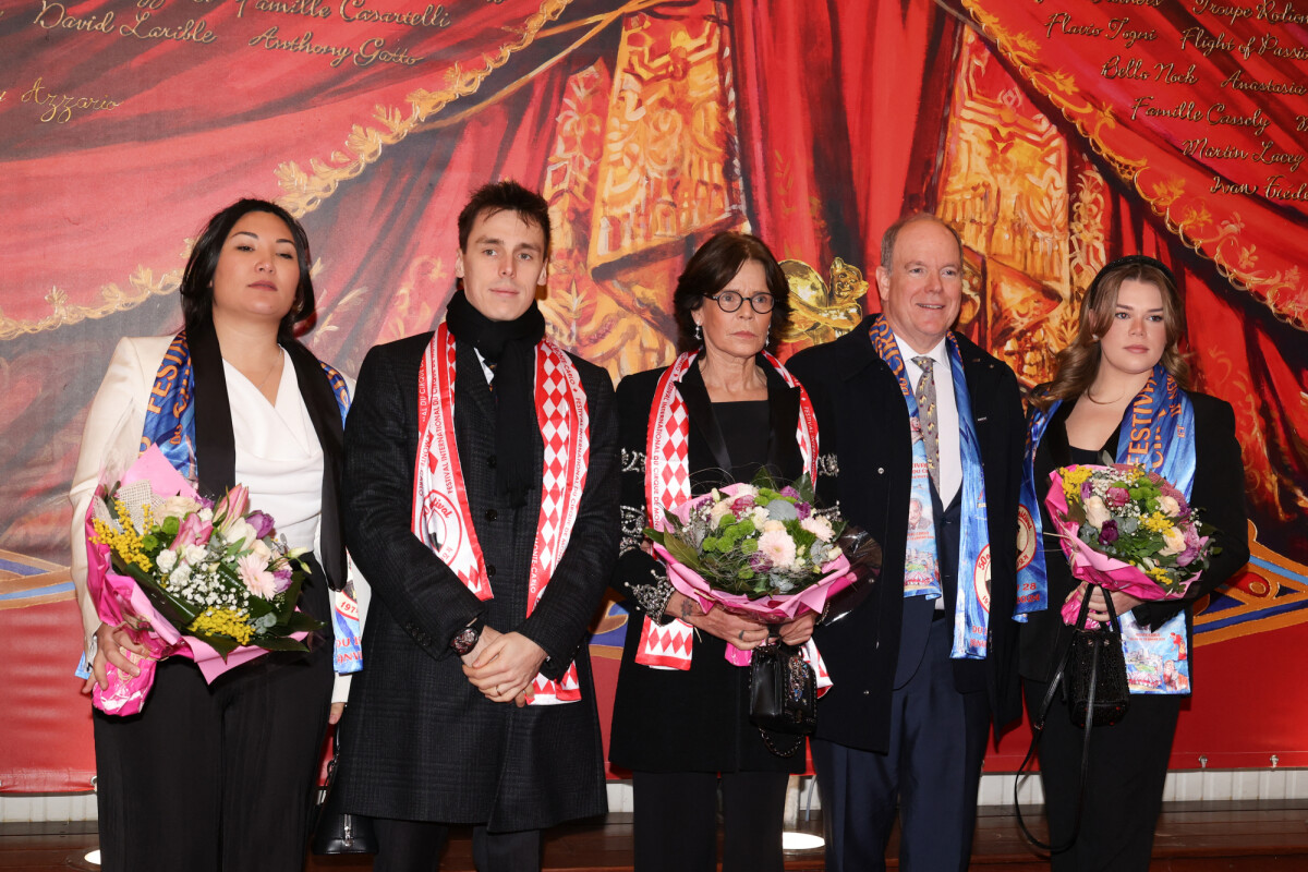Photo : Louis Ducruet et sa femme Marie, la princesse Stéphanie, le ...