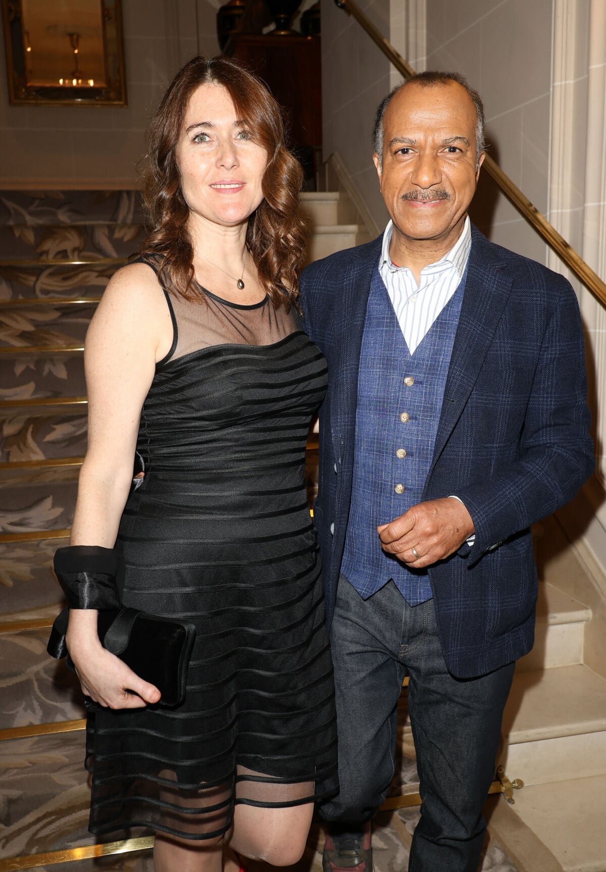 Photo : Pascal Legitimus et sa femme Adriana Santini - Soirée de gala ...