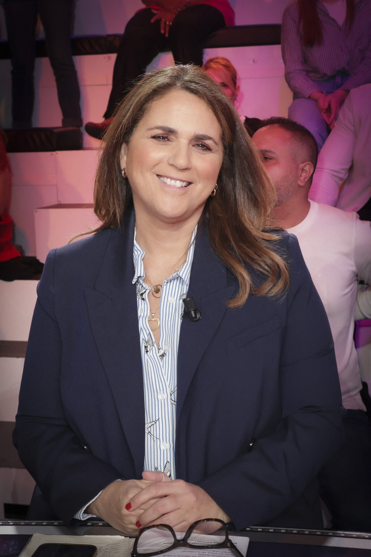 Photo : Exclusif - Valérie Benaïm sur le plateau de l'émission Touche ...