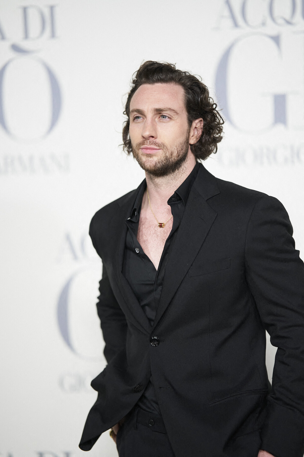 Photo : Aaron Taylor-Johnson au photocall Acqua Di Gio By Giorgio ...