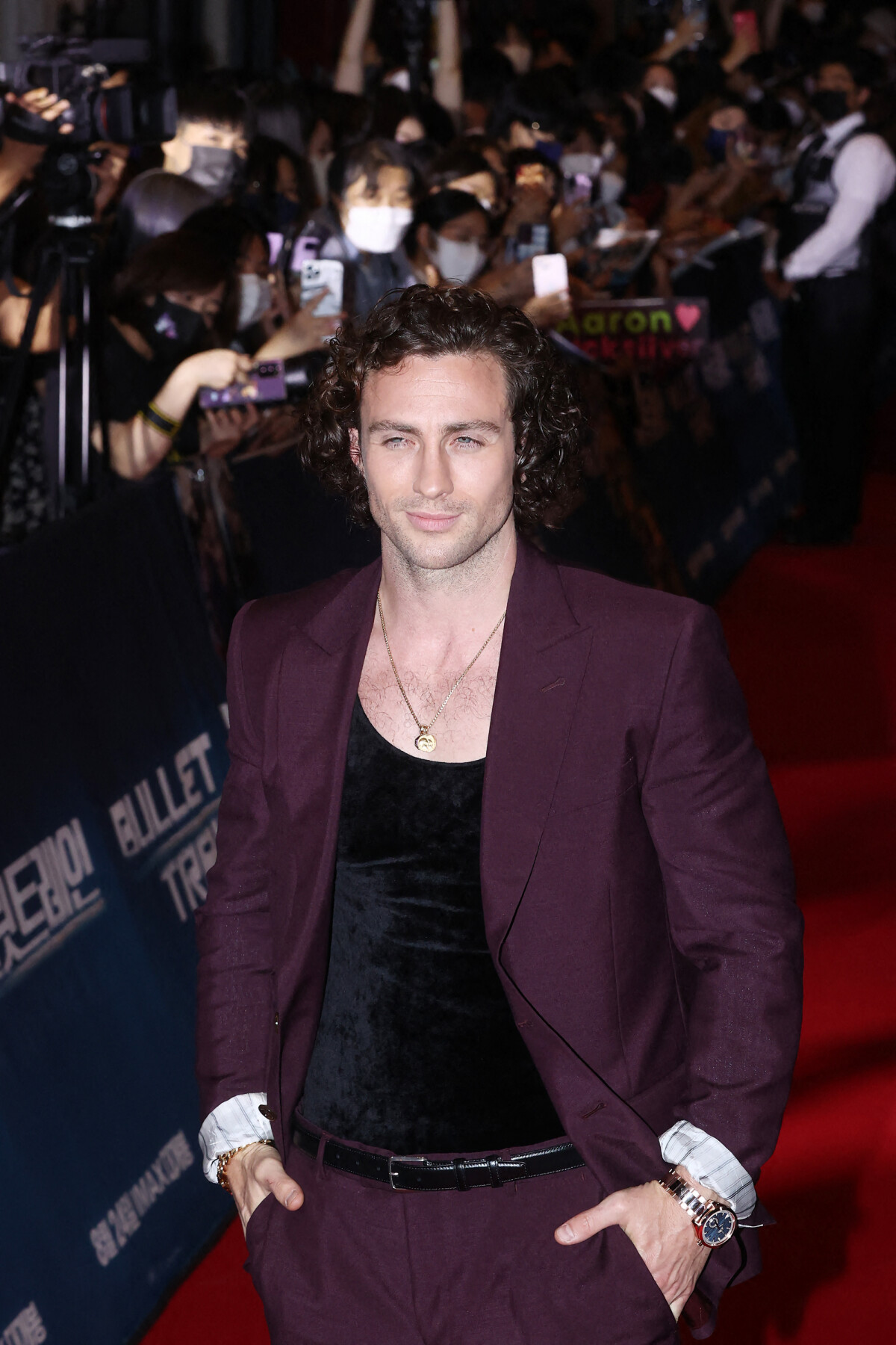 Photo : L'acteur Aaron Taylor-Johnson pose pour une photo lors d'un ...