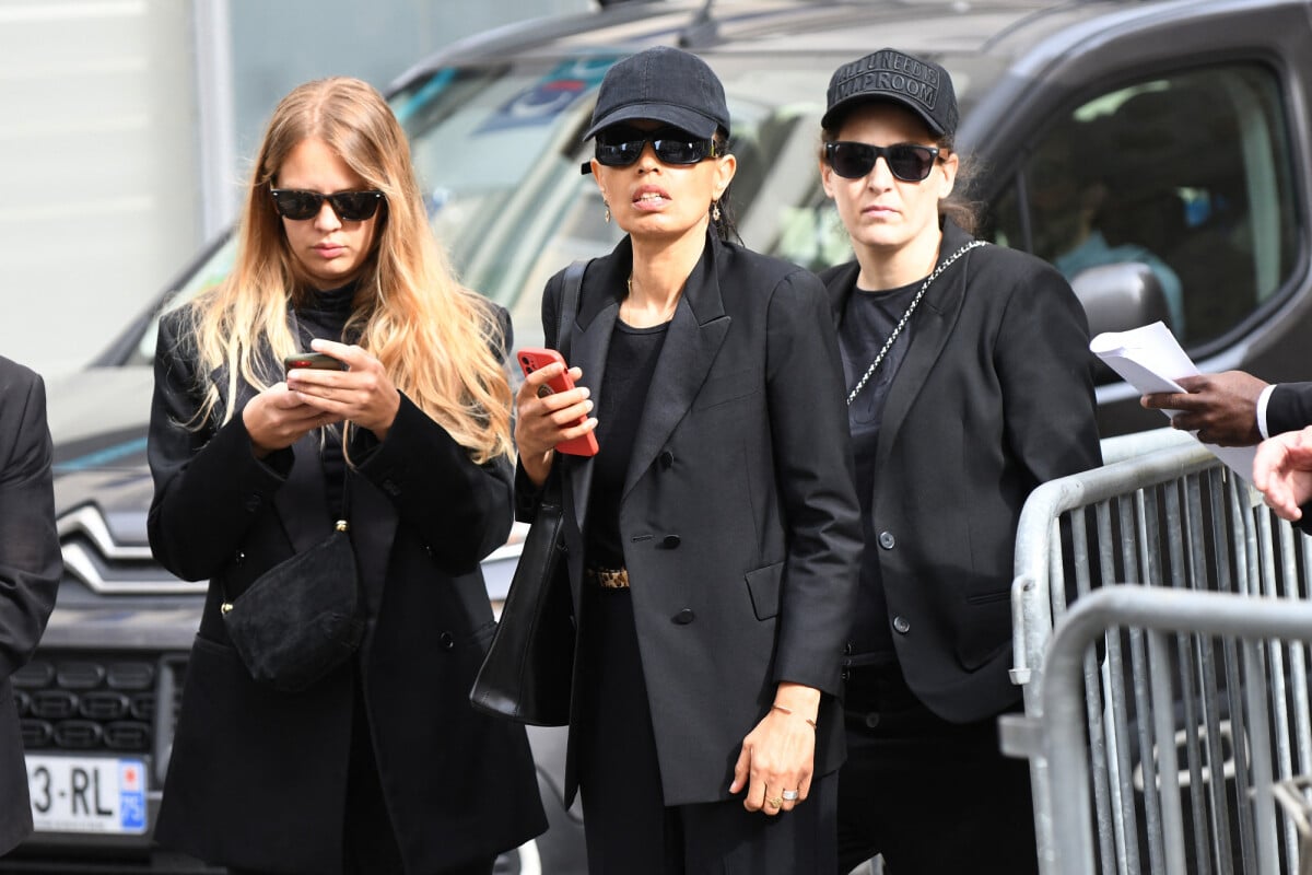 Photo : Shanna Besson, Ruth Malka - Arrivées aux obsèques de Jean-Yves ...