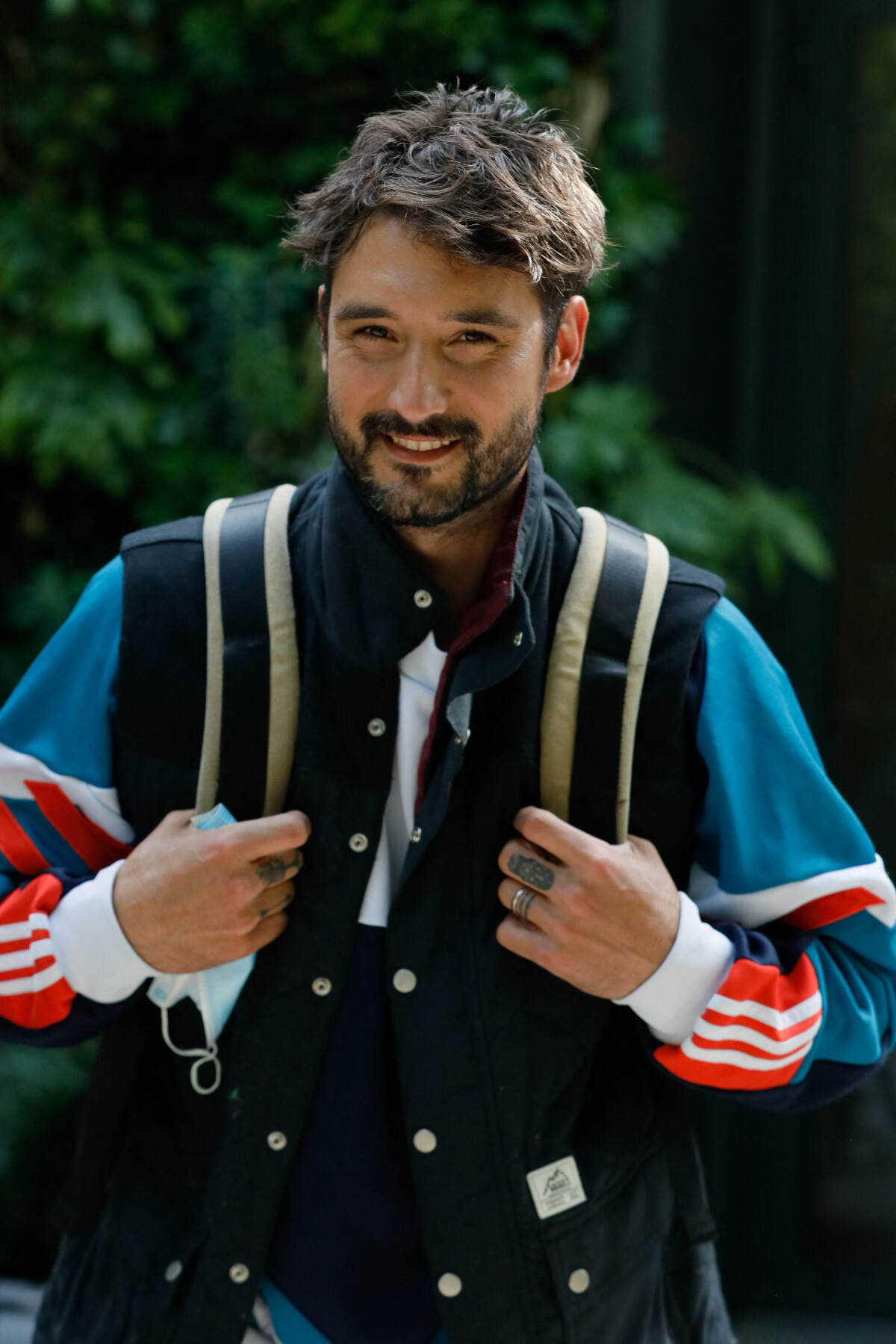 Photo : Le chanteur Jérémy Frérot arrive à l'enregistrement de l ...