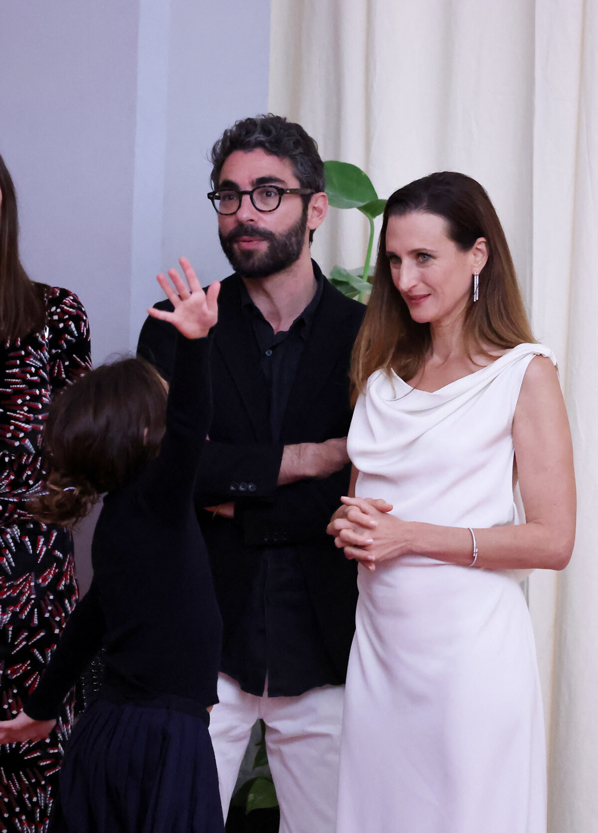 Photo : Camille Cottin accompagnée de son compagnon Benjamin Mahon et ...
