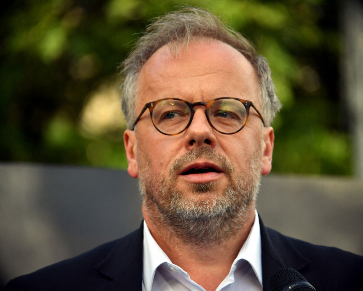 Photo : Christophe Deloire, secrétaire général de Reporters sans frontières lors de la ...