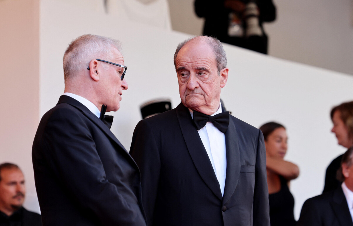 Photo : Thierry Frémaux, Pierre Lescure - Montée des marches du film ...