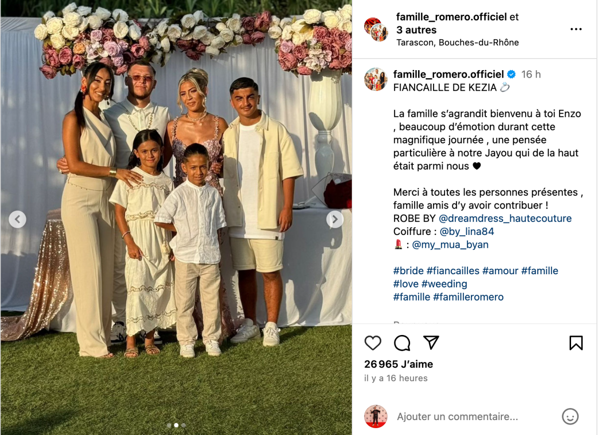 Photo : Le clan a officialisé les fiançailles de Kézia avec son ...