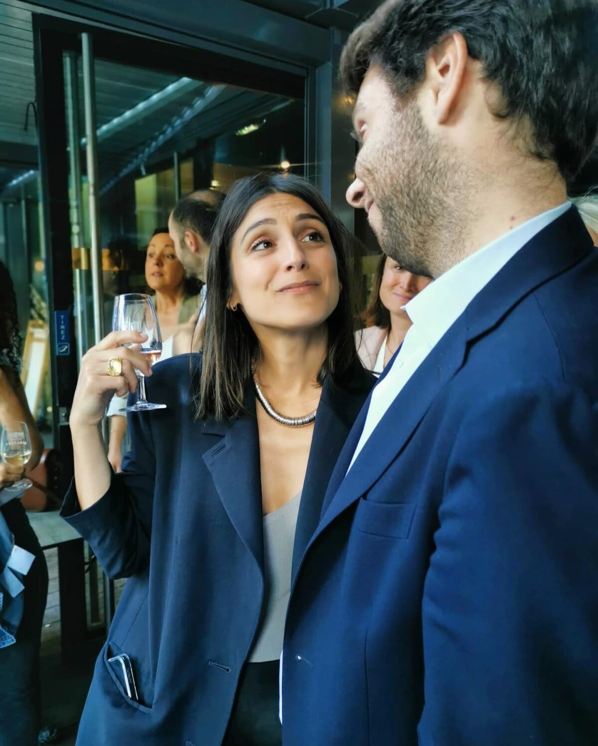 Photo : Agathe Lambret et son compagnon Benjamin Duhamel lors de son ...