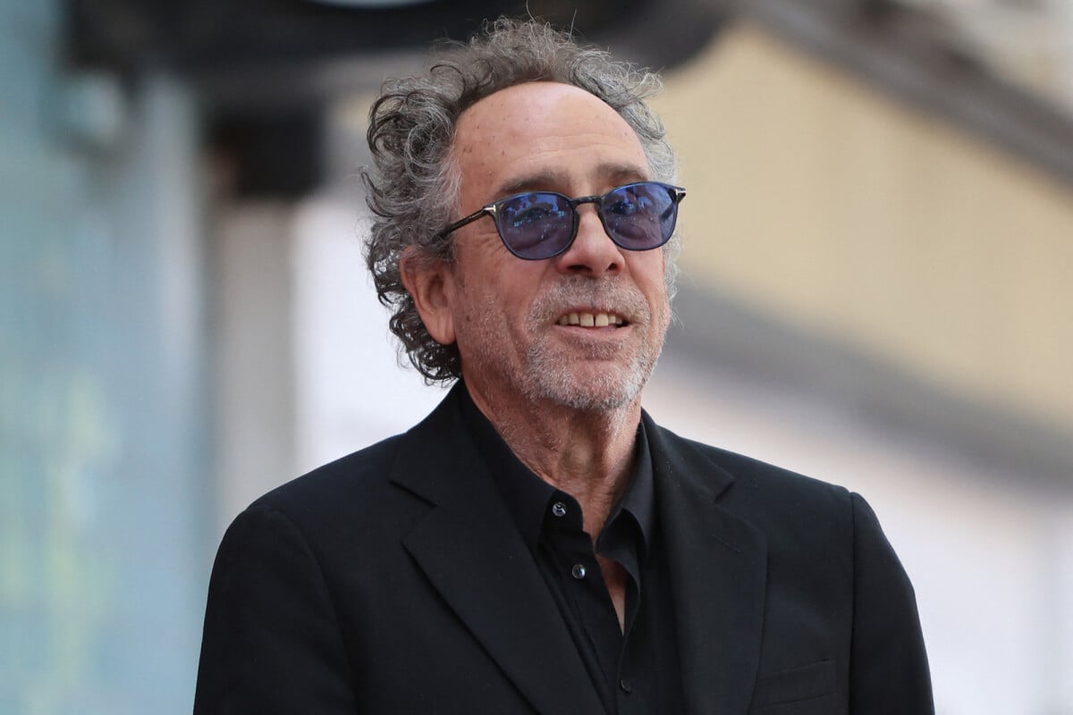 Photo : Tim Burton à la cérémonie de sa remise de l'étoile sur le ...