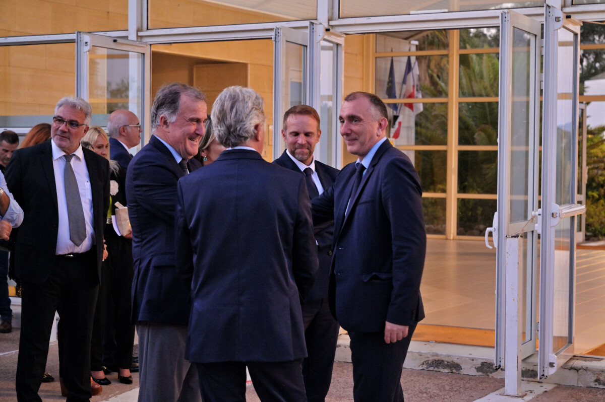 Photo : Pierre Ferracci, Marc Ferracci et Gilles Simeoni - Le président ...