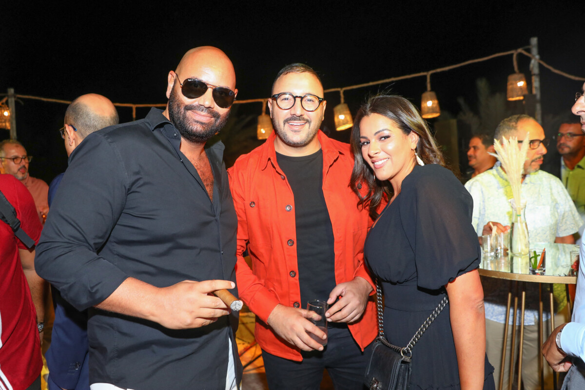 Photo : Fouad Ben Kouider, sa femme Nawel Debbouze et l'humoriste Eko ...