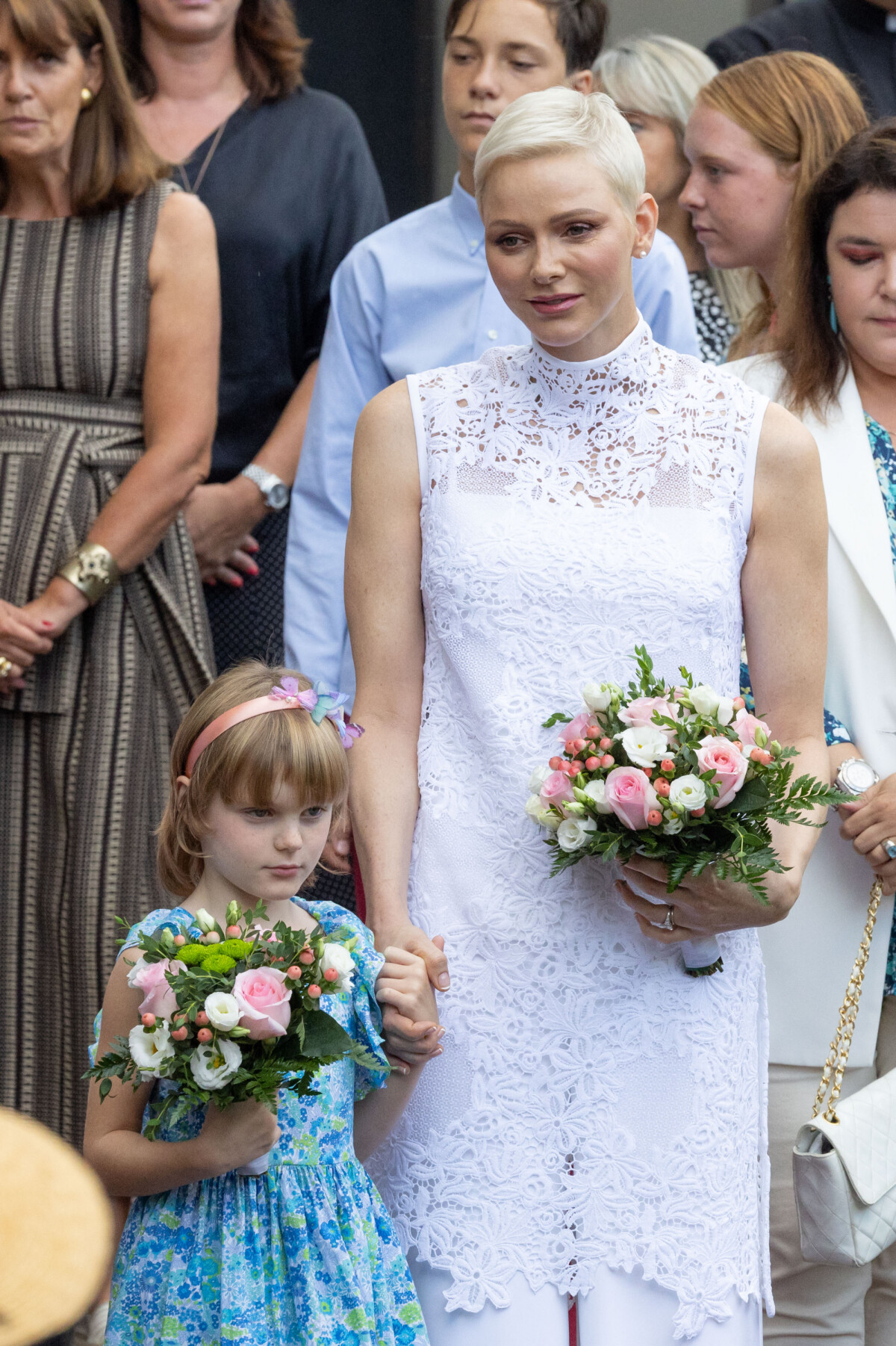 Photo : La princesse Charlene de Monaco, la princesse Gabriella de ...