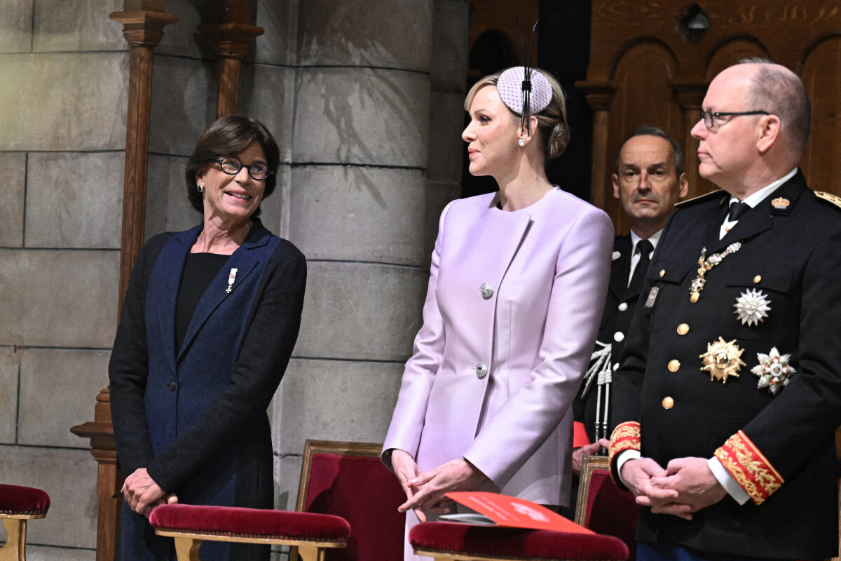 Photo : La princesse Charlene de Monaco, son mari Albert II et sa belle ...