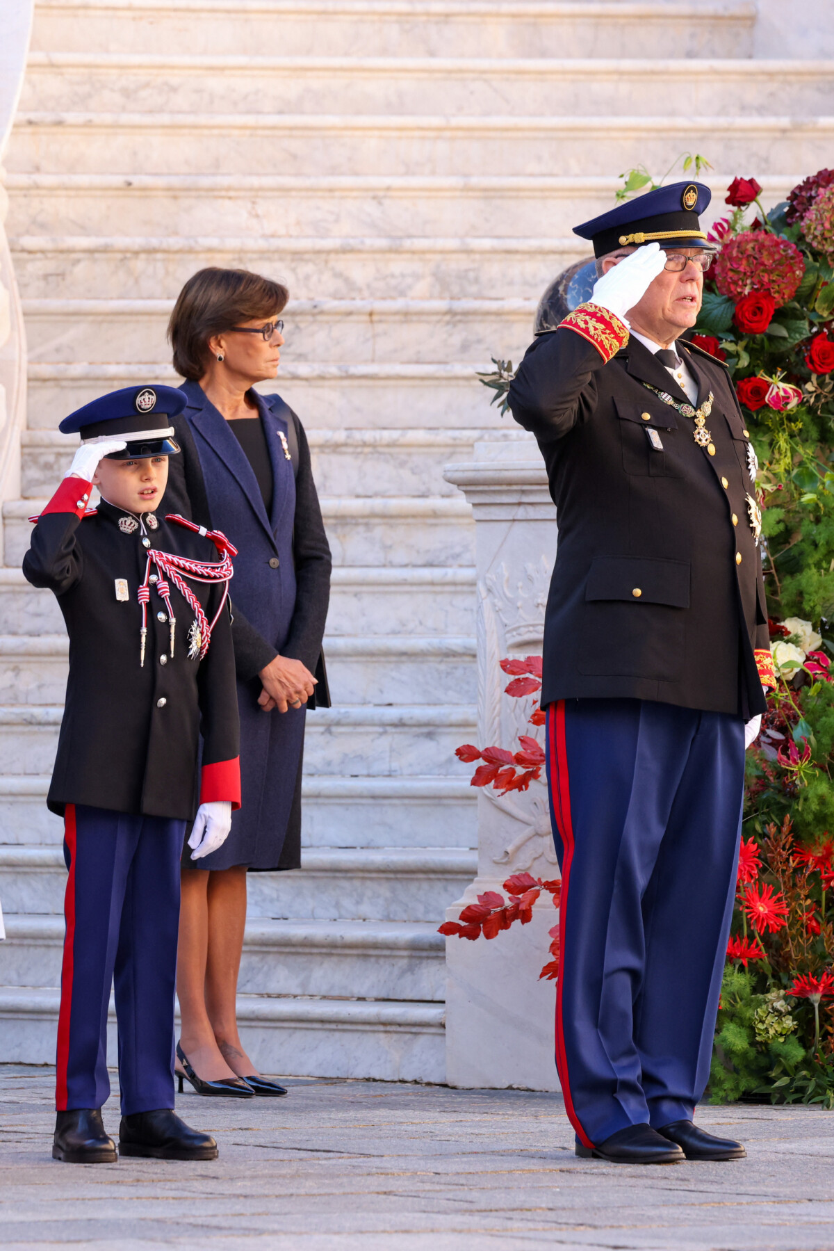 Photo : Le prince Albert II de Monaco, la princesse Stéphanie de Monaco ...