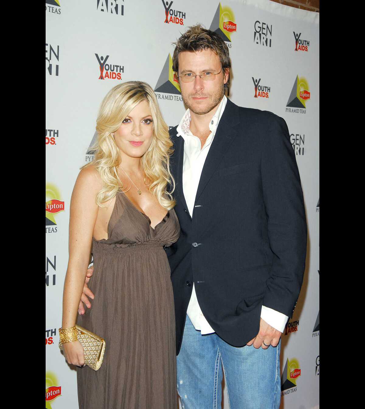Photo : Tori Spelling et son mari Dean McDermott en octobre 2006 ...