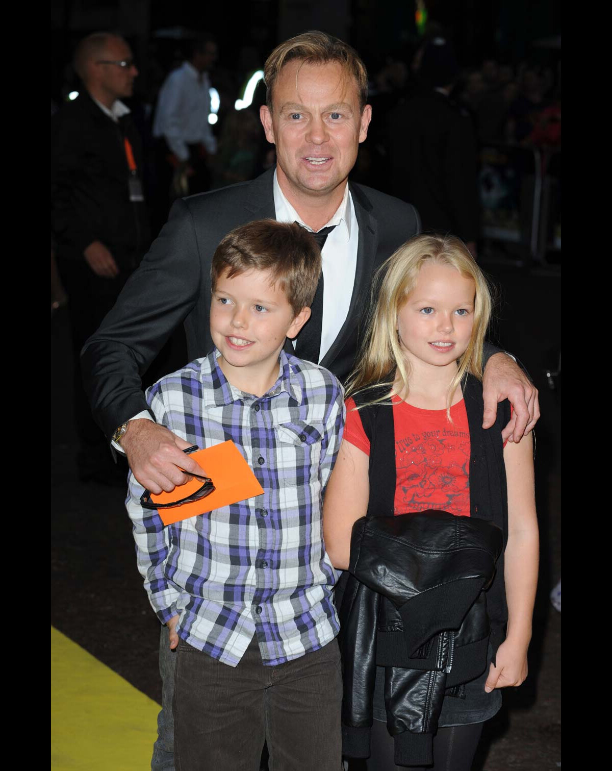 Photo : Jason Donovan et ses aînés - Jemma 10 ans et Zach, 9 ans - à ...