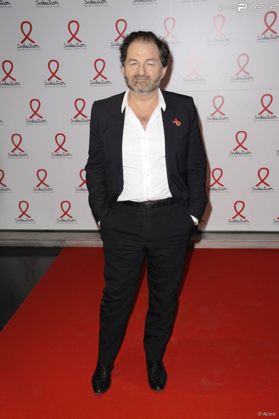 Denis Olivennes au photocall du Sidaction 2011 à Paris en mars 2011 ...