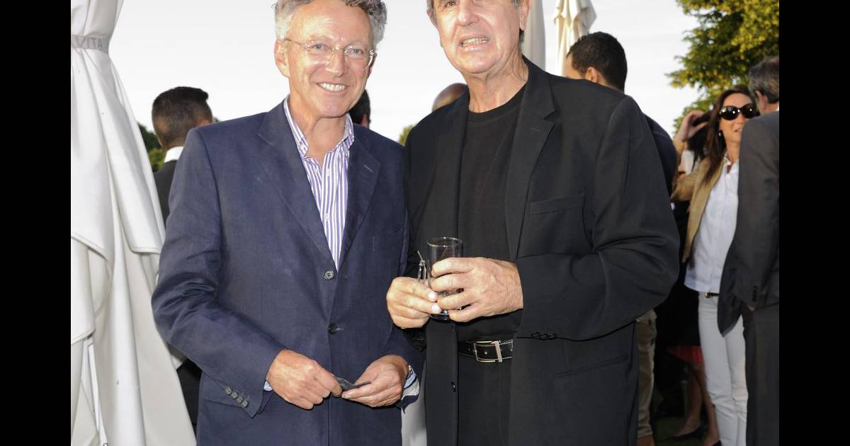 Nelson Monfort et Patrick Simpson Jones lors de la soirée de lancement ...