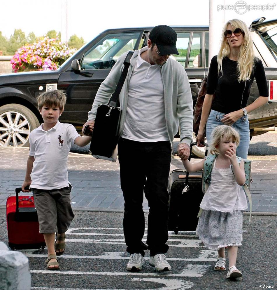 Claudia Schiffer, Matthew Vaughn et leurs aînés, Clementine et Caspar ...