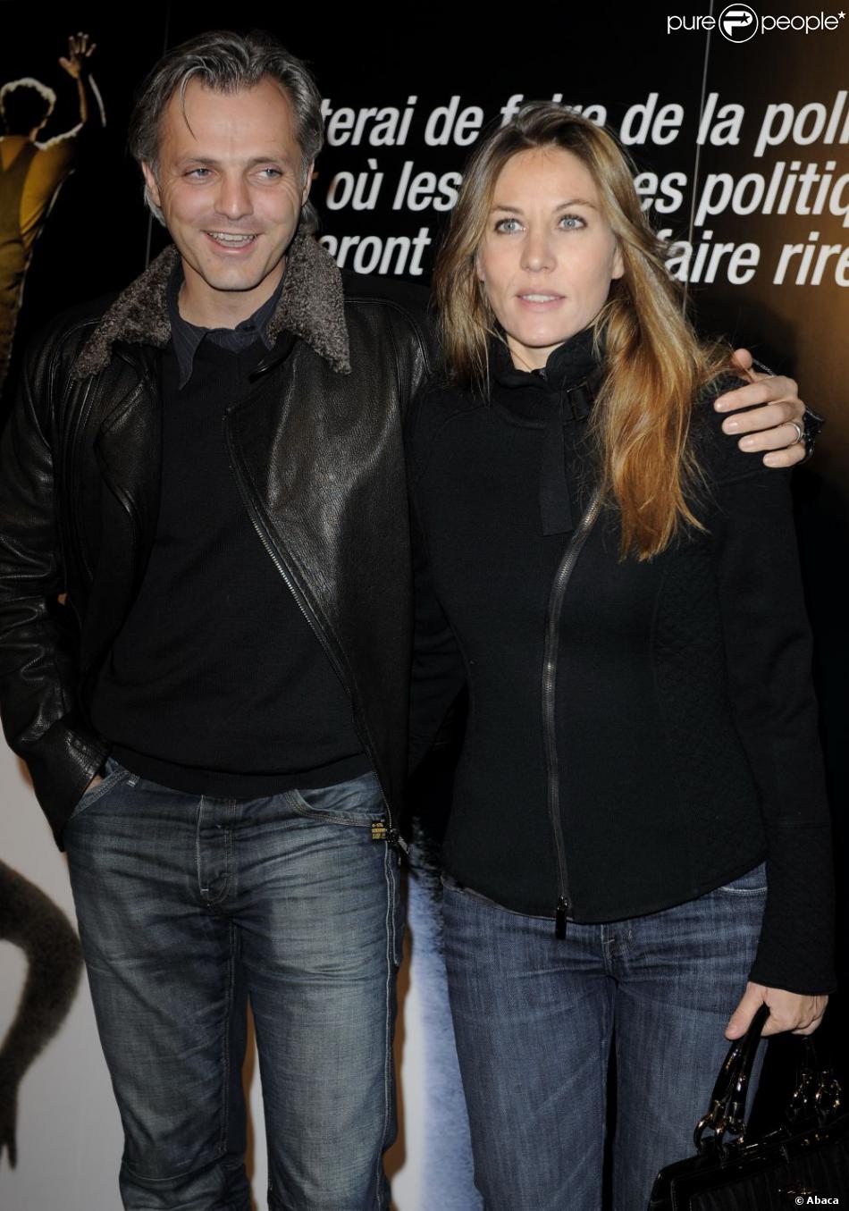 Mathieu Petit et Mathilde Seigner en 2008 à Paris - Purepeople