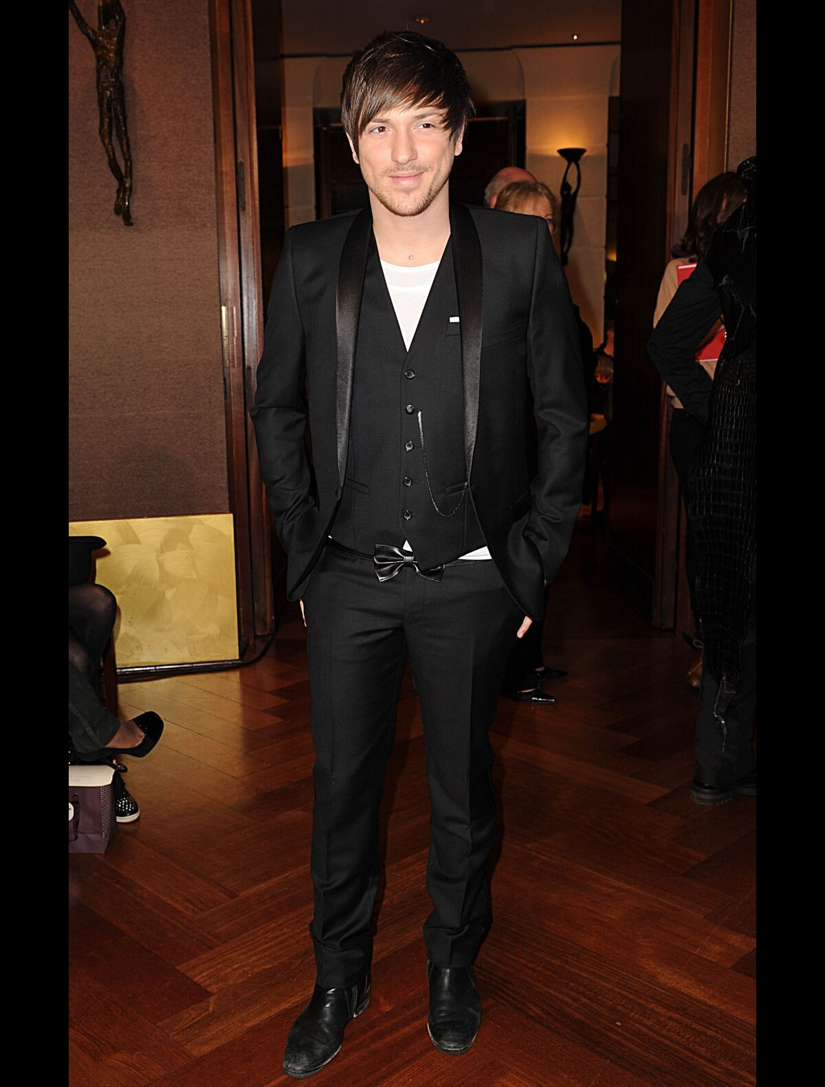 Photo : Le chanteur-DJ Quentin Mosimann était présent au défilé Eric ...