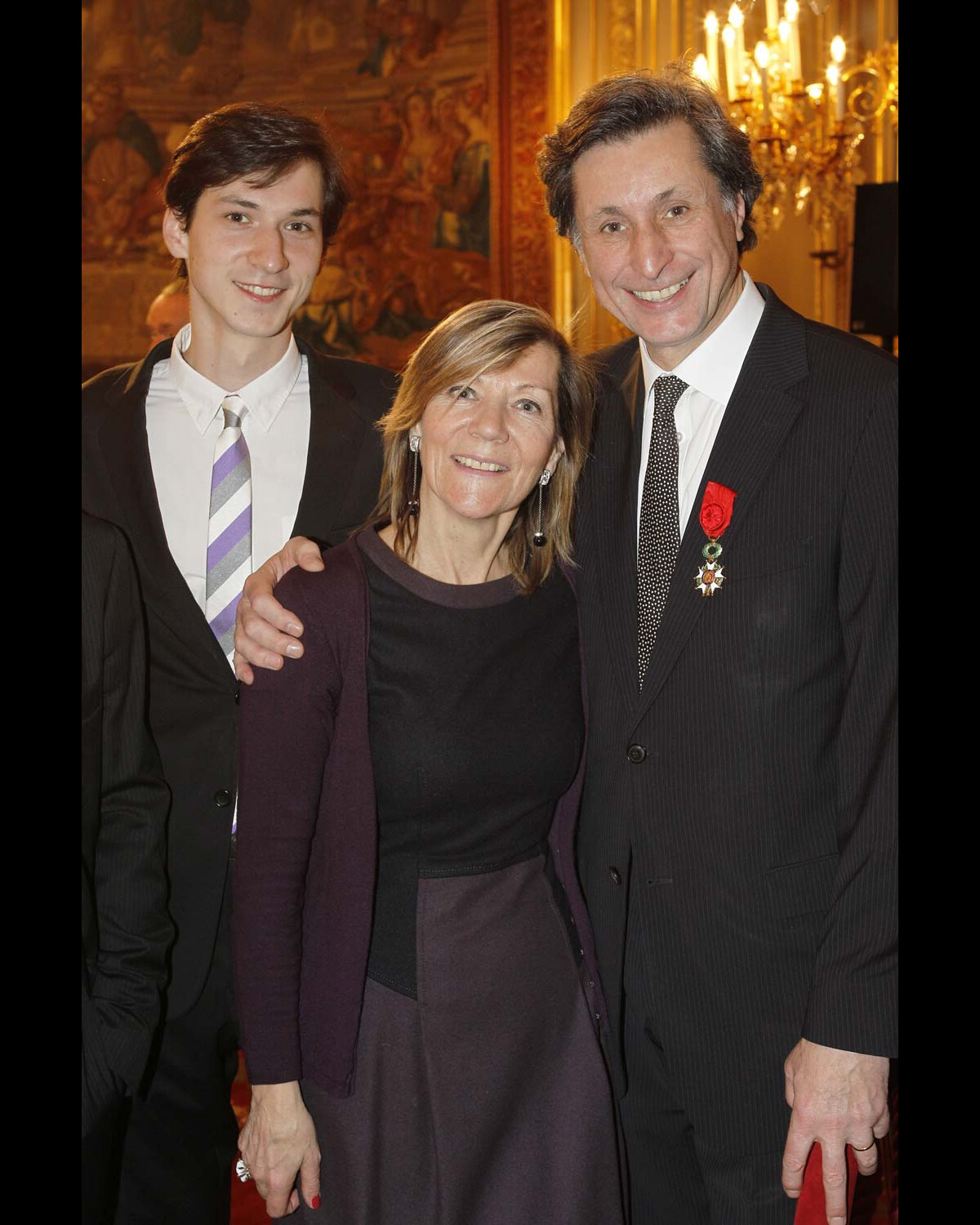 Photo : Patrick de Carolis, sa femme Carol-Anne et leur fils Louis à la ...