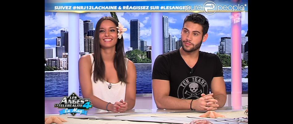 Laura Coll et Kevin d'Hollywood Girls sur le plateau des Anges de la ...