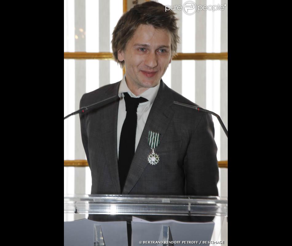 Stanislas Merhar, à Paris le 20 avril 2012. - Purepeople