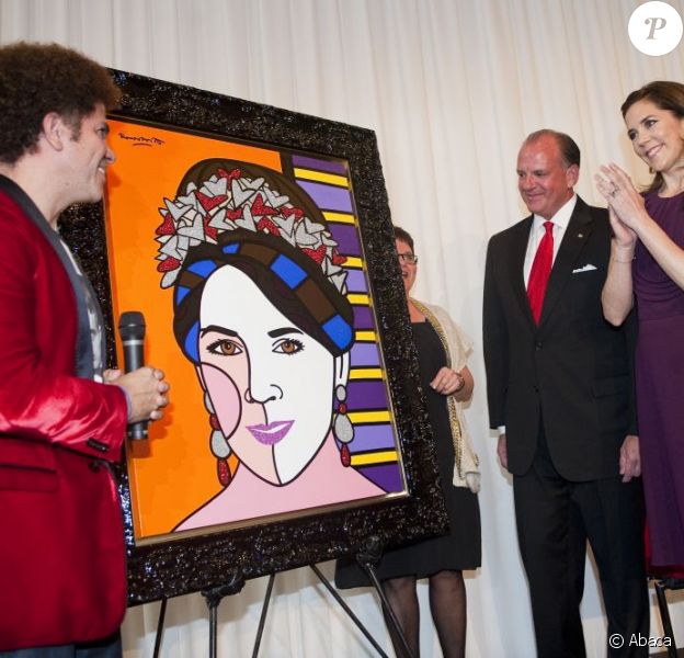 La princesse Mary, comme Charlene de Monaco, a son portrait par Romero ...