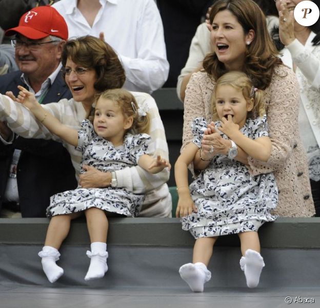 Wimbledon : Roger Federer triomphe sous les yeux de ses adorables ...