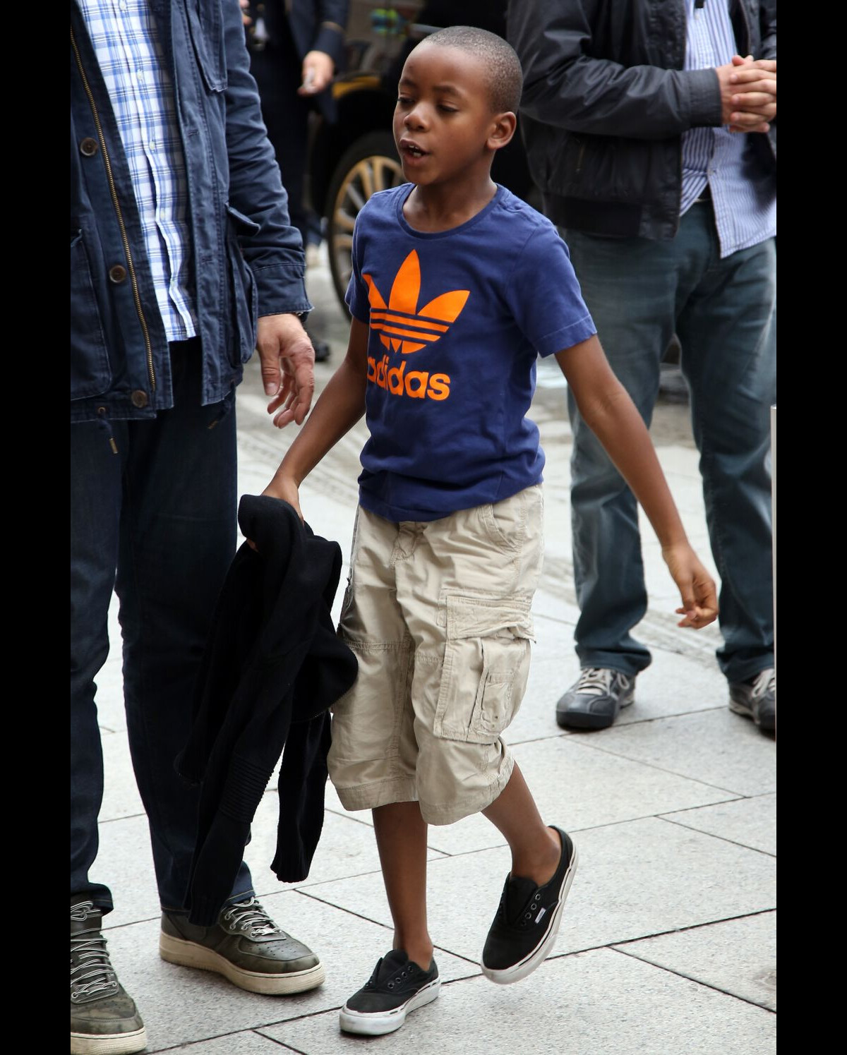 Photo : Le petit David, fils de Madonna, de retour au Ritz après avoir ...