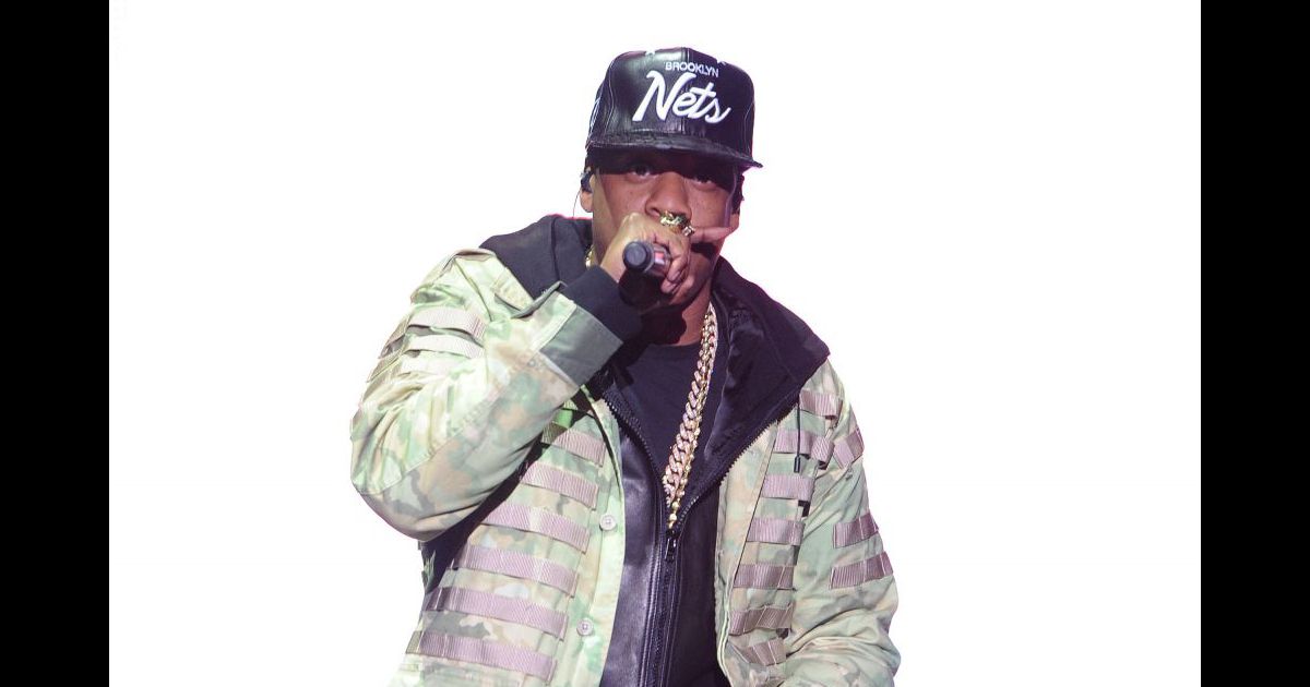 Jay-Z sur la scène du Radio 1's Hackney Weekend à Londres, le 23 juin ...