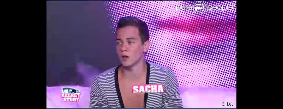 Sacha dans Secret Story 6, mercredi 15 août 2012 sur TF1 - Purepeople