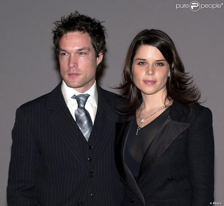 Neve Campbell et son ex-mari John Light à Monte Carlo, le 18 avril 2004 ...