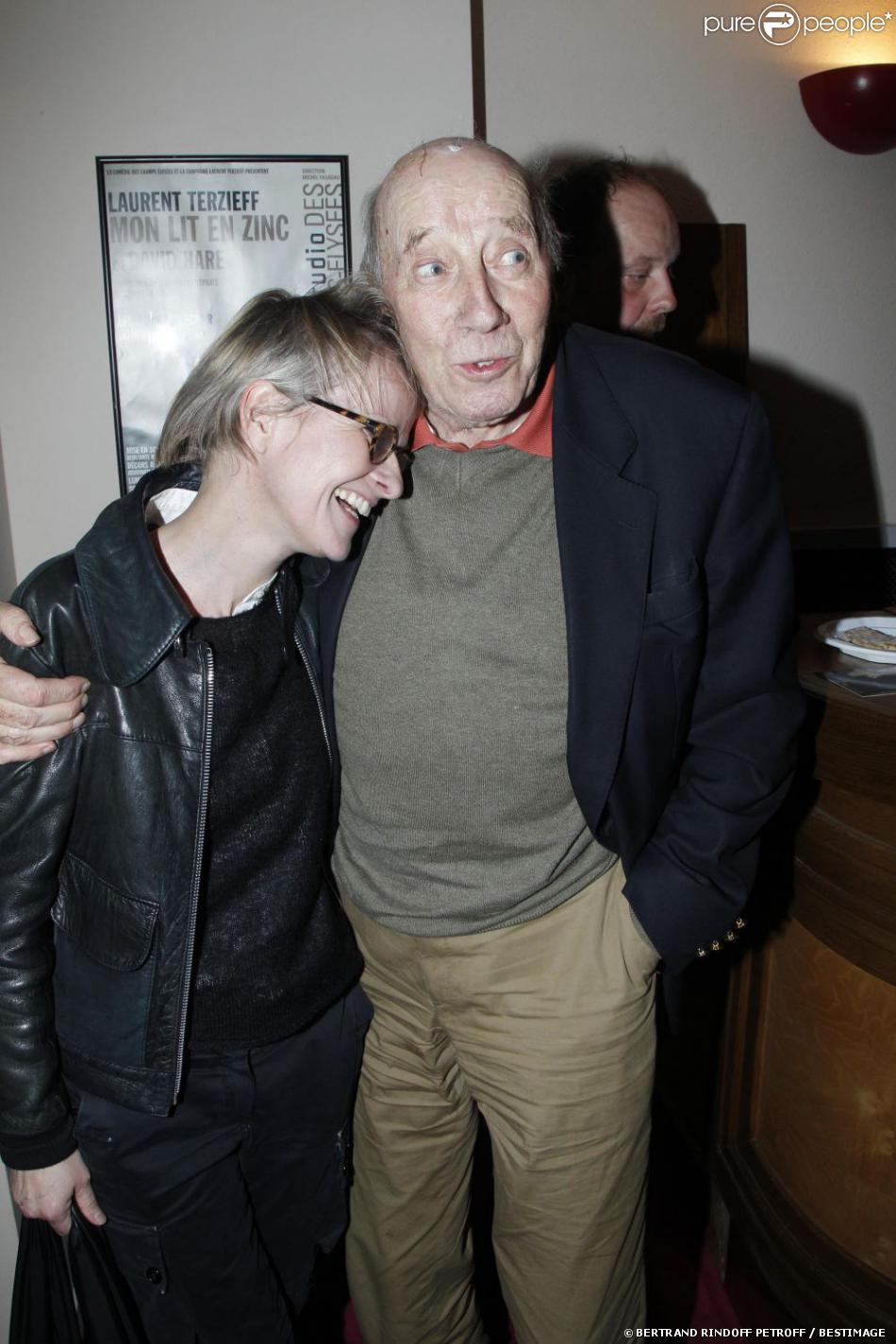 Anne Kessler et Michel Robin lors de l'avant-première de la pièce Des ...