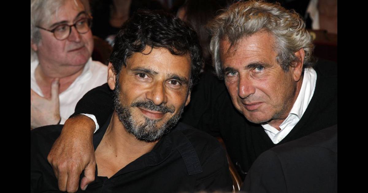 Pascal Elbé et Michel Boujenah lors de la représentation de la pièce ...