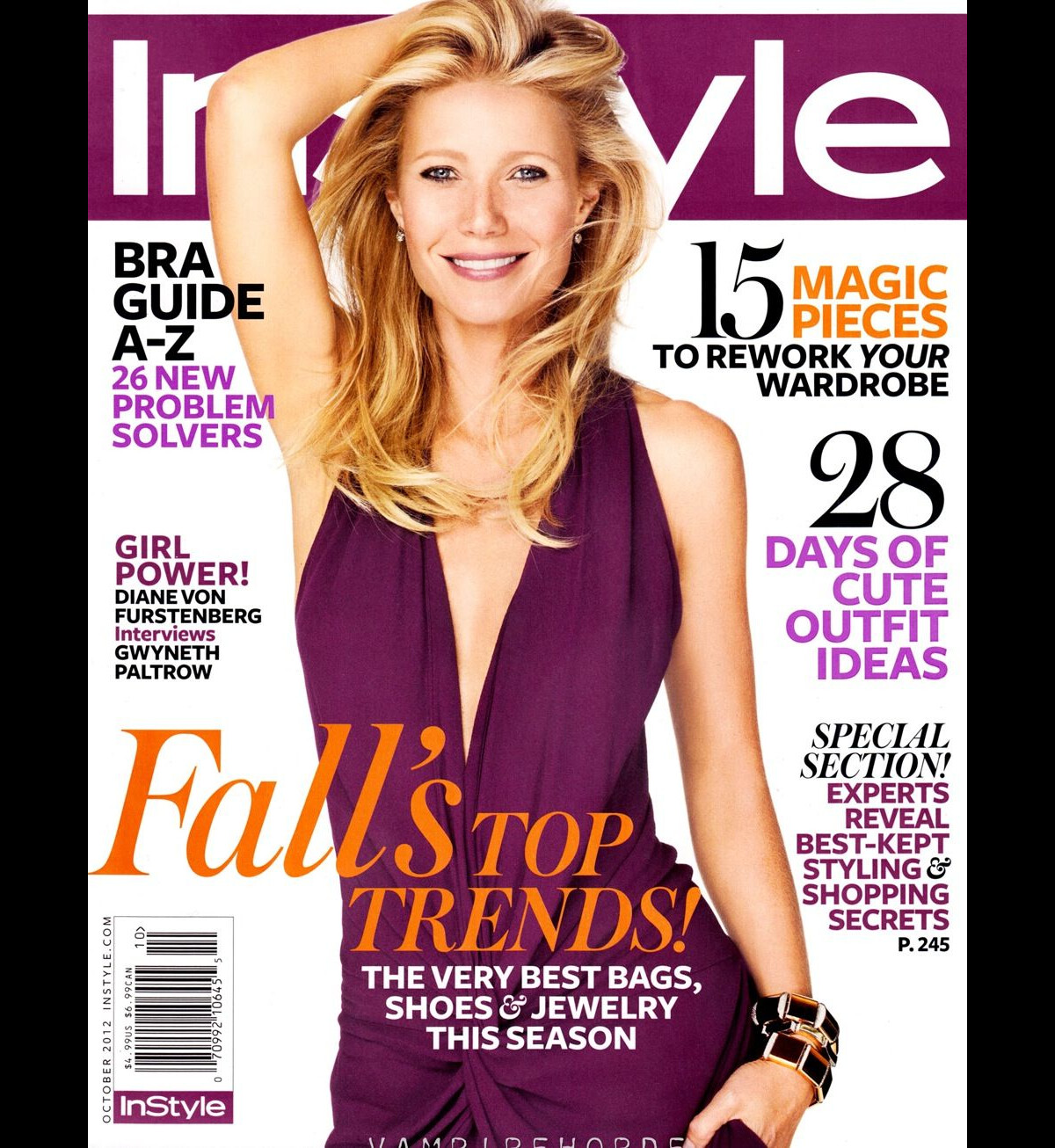 Photo : Gwyneth Paltrow, habillée d'une combinaison en crêpe Diane von ...