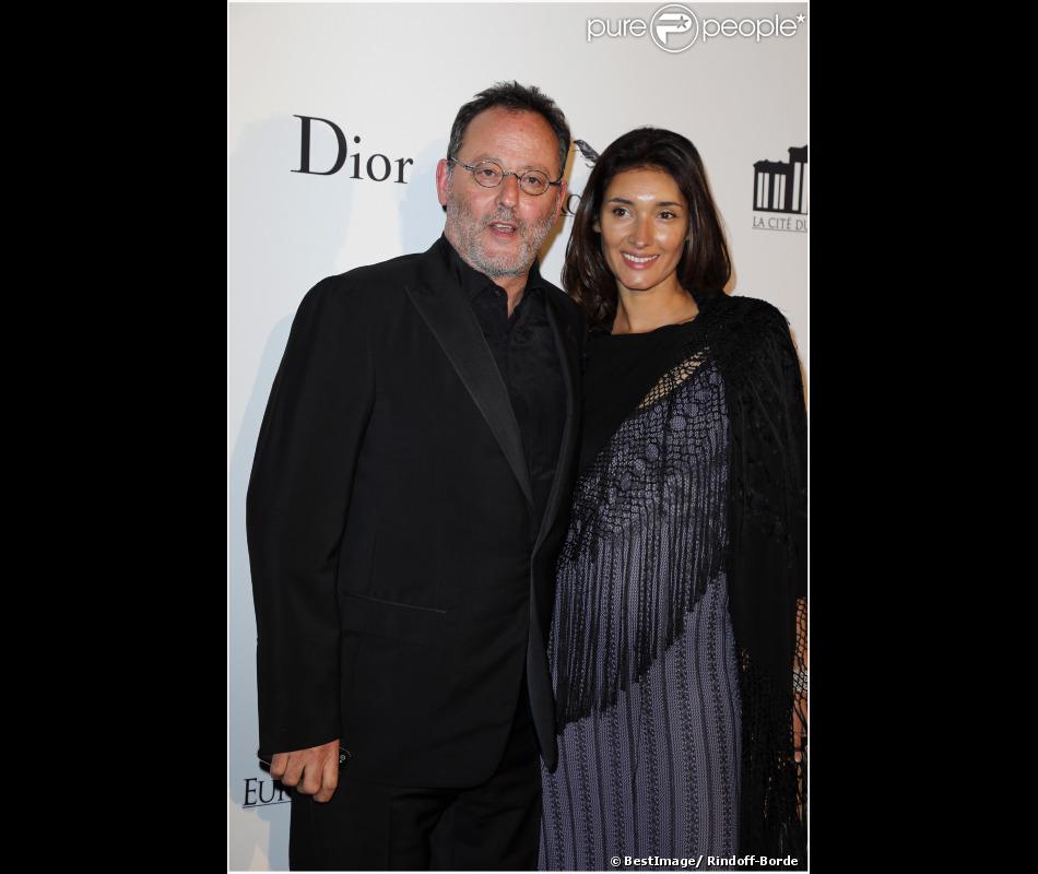 Jean Reno et son épouse Sofia lors de la soirée d'inauguration de la ...