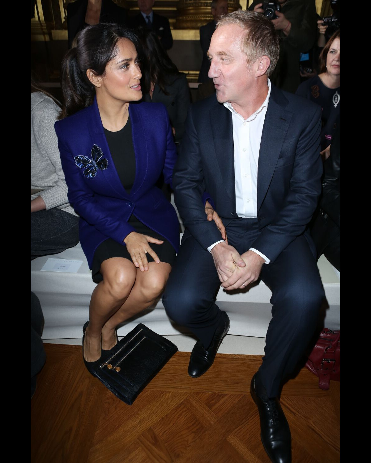 Photo : Salma Hayek et son mari François-Henri Pinault assistent du ...