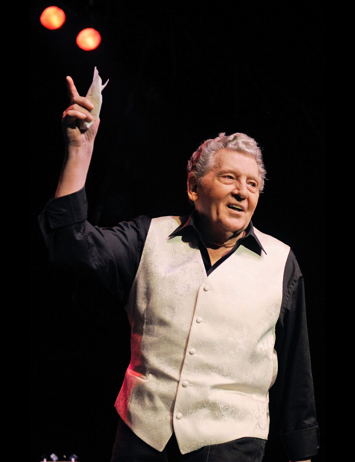 Photo : Jerry Lee Lewis en novembre 2008. B.B. Cunningham Jr., figure ...