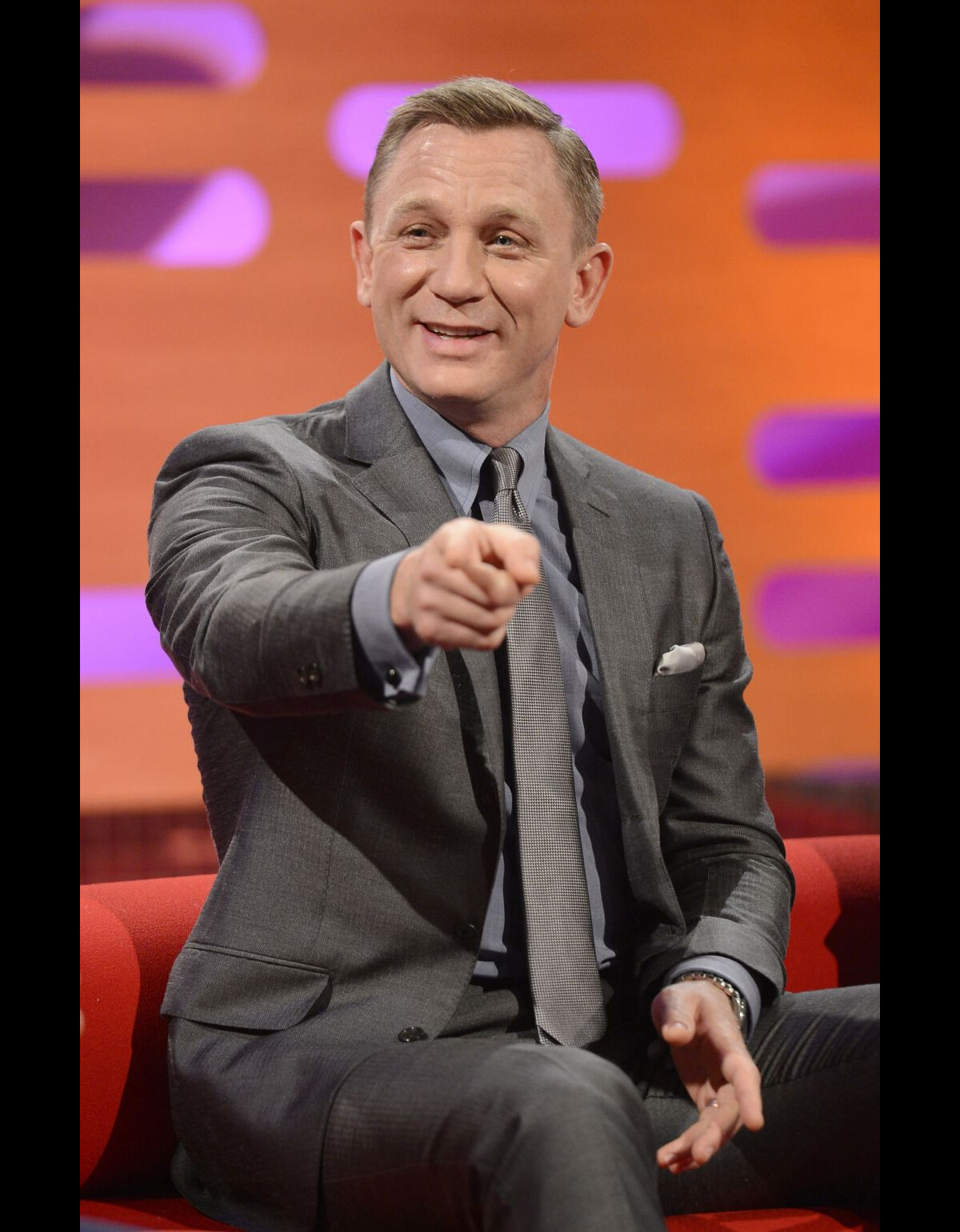Photo : Daniel Craig lors de l'enregistrement à Londres de l'émission ...